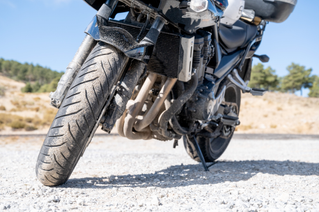 Neuen Motorradreifen Einfahren